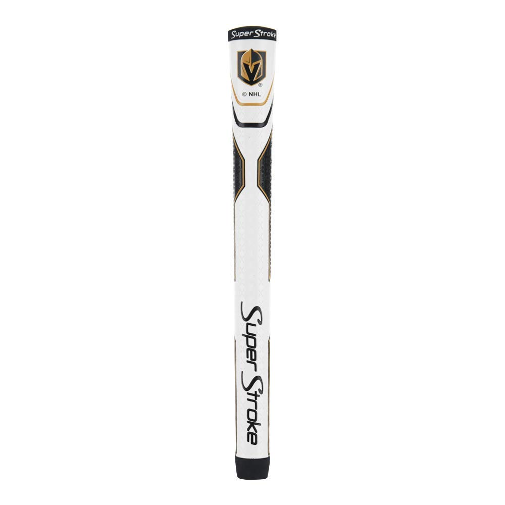 SuperStroke NHL Traxion Tour Golf Club Grip, Las Vegas Golden Knights (Standard) | Improves Feedback and Tackiness | Reduces Taper to Minimize Grip Pressure | Polyurethane Outer Layer