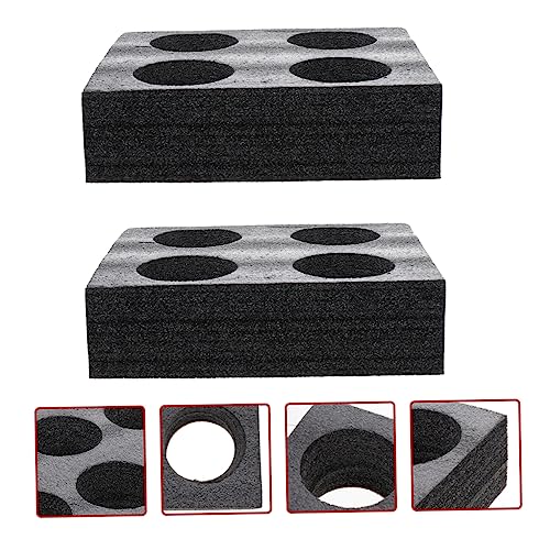 ULTECHNOVO 10 pcs takeout coffee carrier disposable coffee tray takeaway cup tray take out drink holder coffee takeout tray cold drinks carrier takeout packing tray epe Porous coffee cup