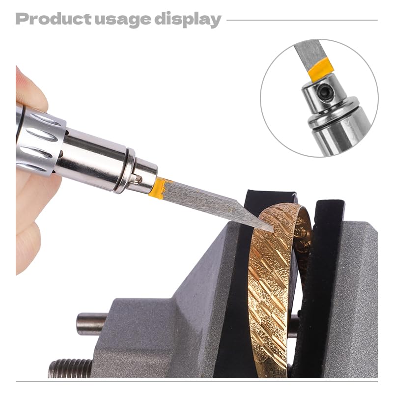 YIEPET Engraving Handpiece for Pneumatic Engraving Machine,Metal Jewelry Engraving Tools.Engraving Handpiece for Pneumatic