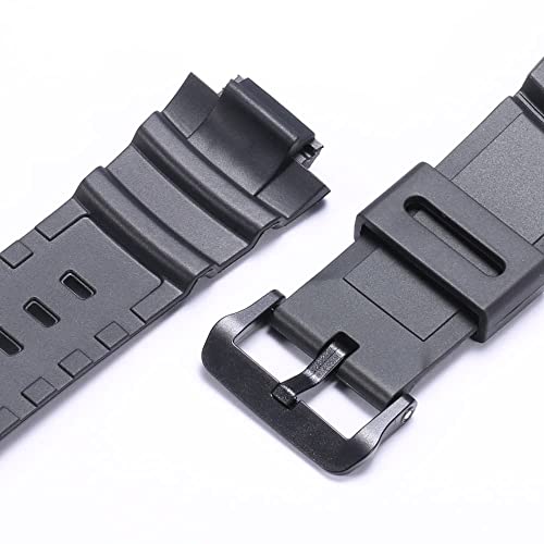 WRISTARMOR Resin Band Replacement for Caiso MCW-100H/WS-220/HDD-S100 Watch Strap