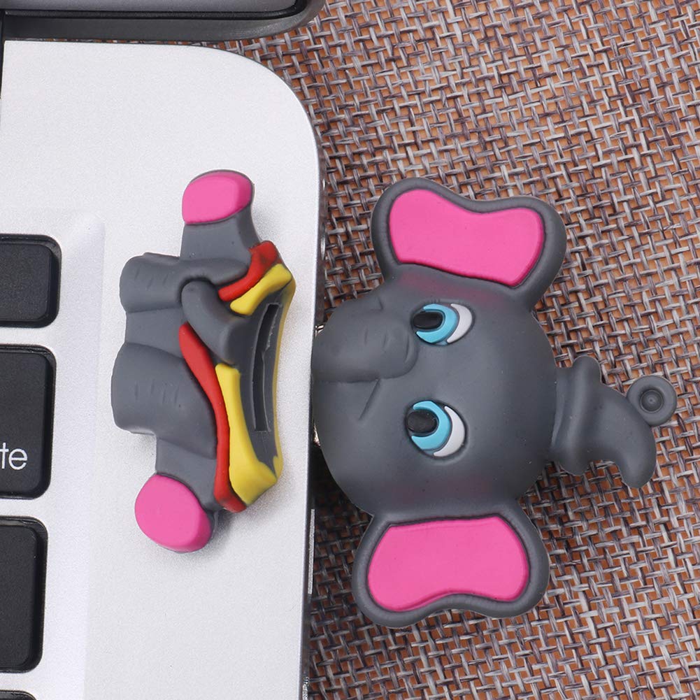 schicj133mm Cute Elephant 4GB 8GB 16GB 32GB 64GB High Speed Flash Drive Pen,U Disk/USB Memory Stick/Data Storage Memory Stick for Gift,for Office 32G