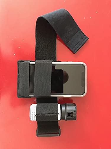 Runner Armband, Holds Pepper Spray and Cell Phone (Small arm, 12 inch Adjustable Length) …