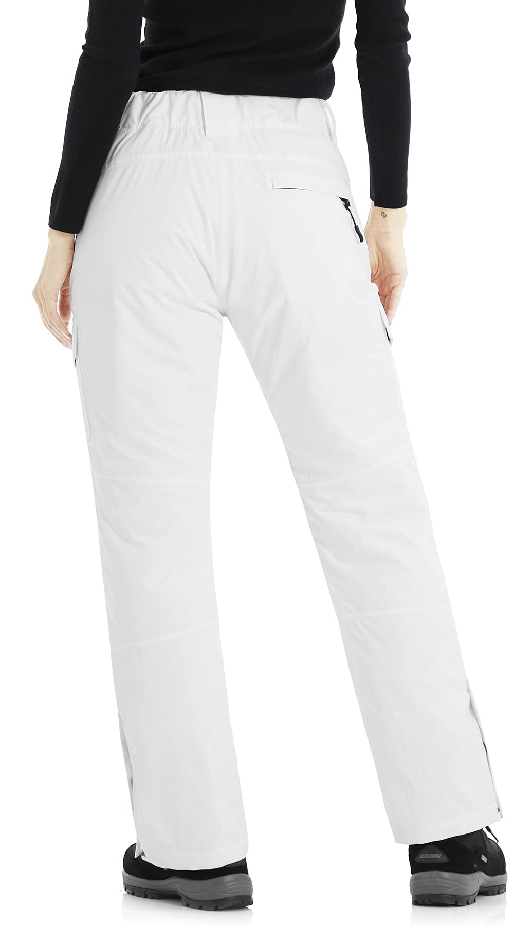 WULFUL Women's Insulated Snow Ski Pants Waterproof Winter Snowboarding Skiing Cargo Pants