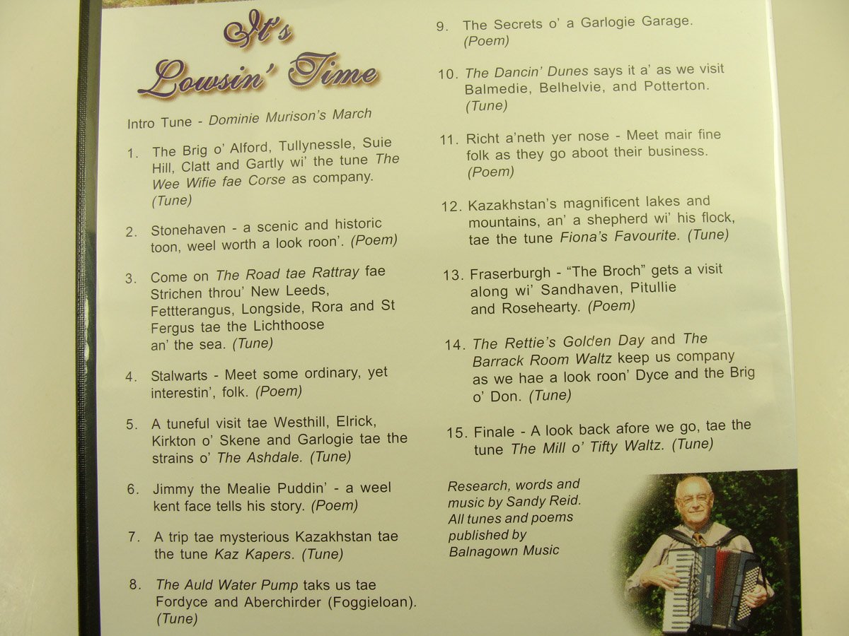 Sandy Reid - The Country Loon - It's Lowsin' Time (PAL format, NON-USA DVD)