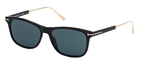 Tom Ford CALEB FT 0813 Black/Grey Blue 55/15/145 men Sunglasses