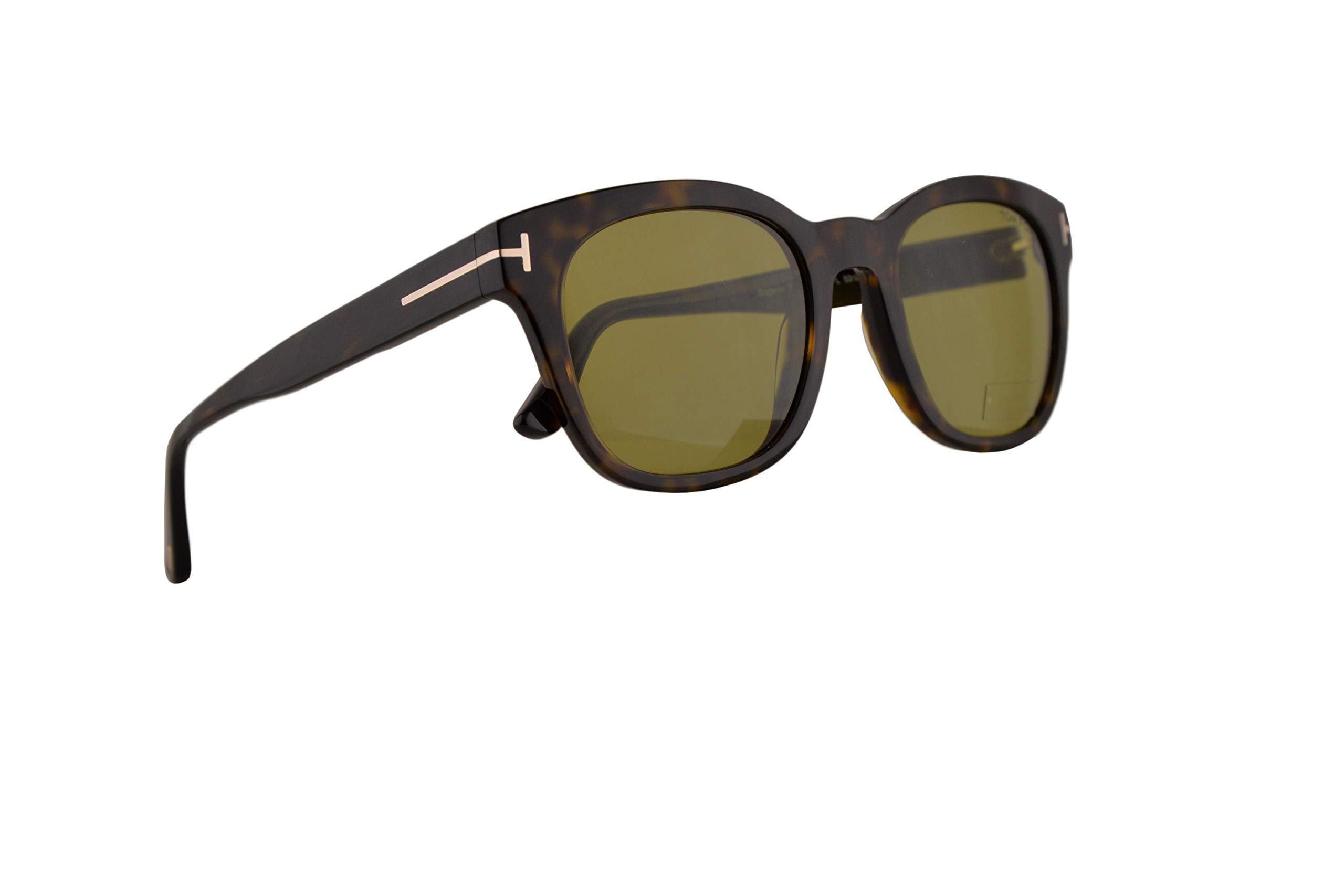 Tom Ford FT0676F Eugenio Sunglasses Dark Havana w/Green 53mm Lens 52N FT676F TF 676F TF676-F