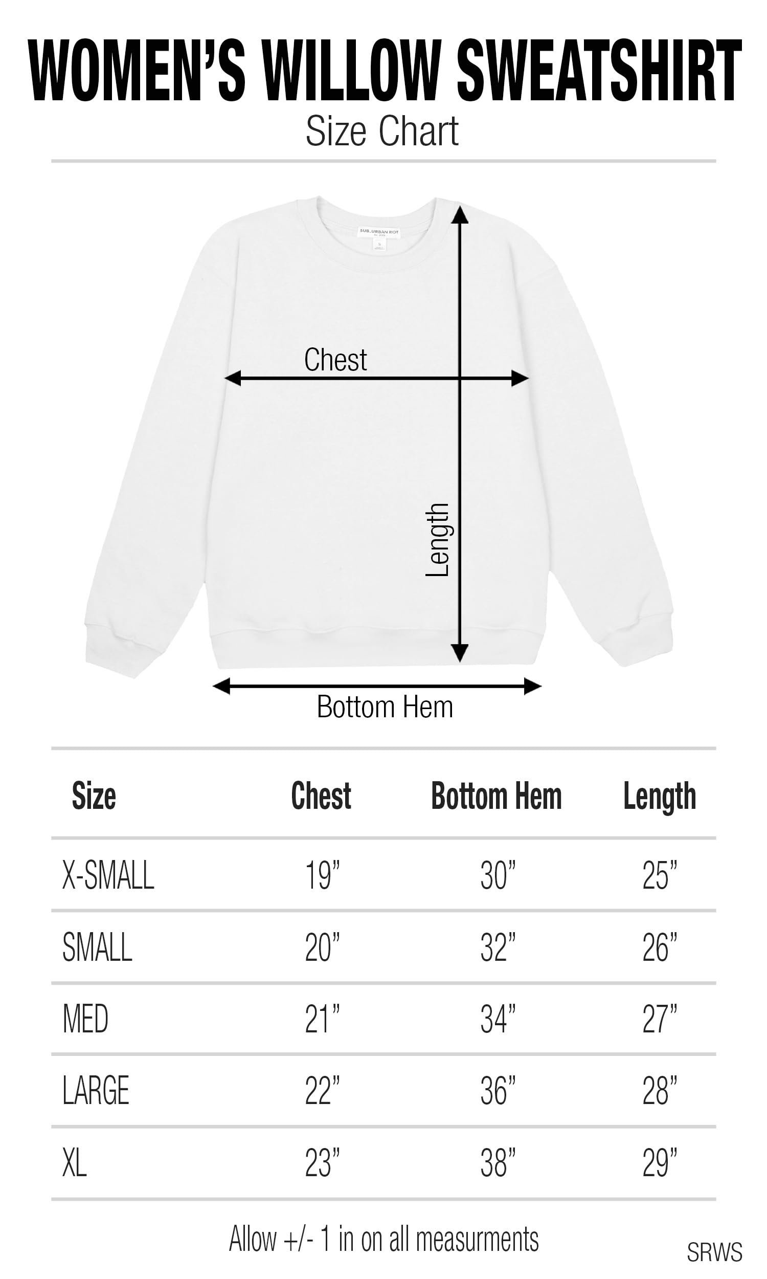 Suburban Riot Elvis Presley Official Relaxing Willow Women's Long Sleeve Fleece Sweatshirt (Small) Cream