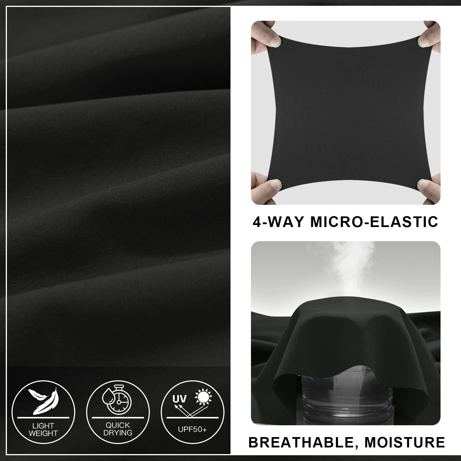 Workout Shorts for Women Hiking Running Casual Summer Cargo Lightweight Athletic Quick Dry Travel Drawstring Exercise Gym with Pockets Black