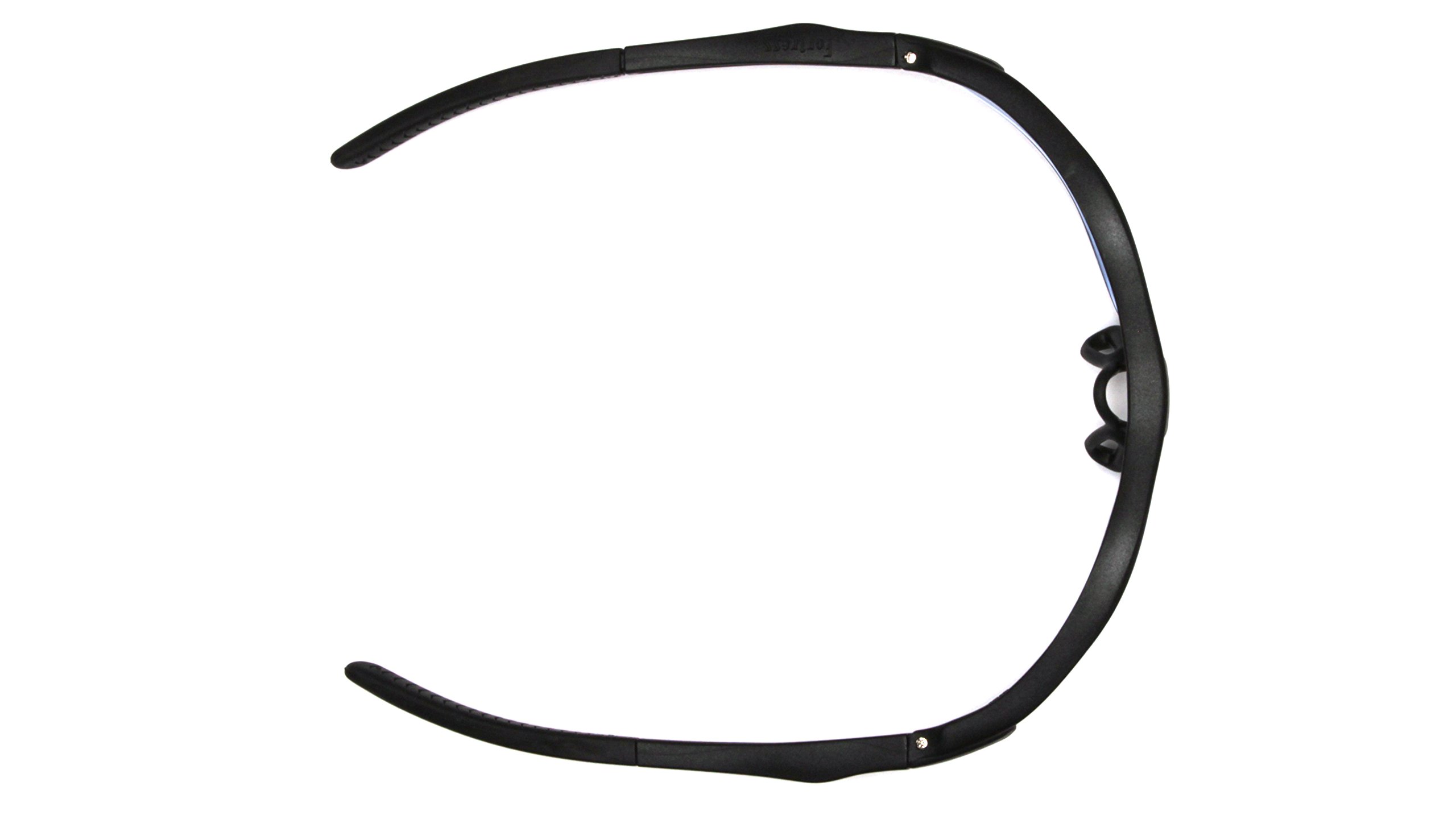 Pyramex Fortress Safety Eyewear, Clear Anti-Fog Lens With Black Frame
