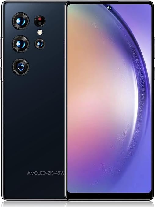 SANSHREUNI C21 Unlocked Smartphone, 6+256GB Android 13 Unlocked Phone, 6.8" HD+ 3088 x 1440 Resolution Cell Phone, Octa-Core CPU, 24+64MP Camera, 6000mAh Battery, Face ID/Dual SIM 5G Phone