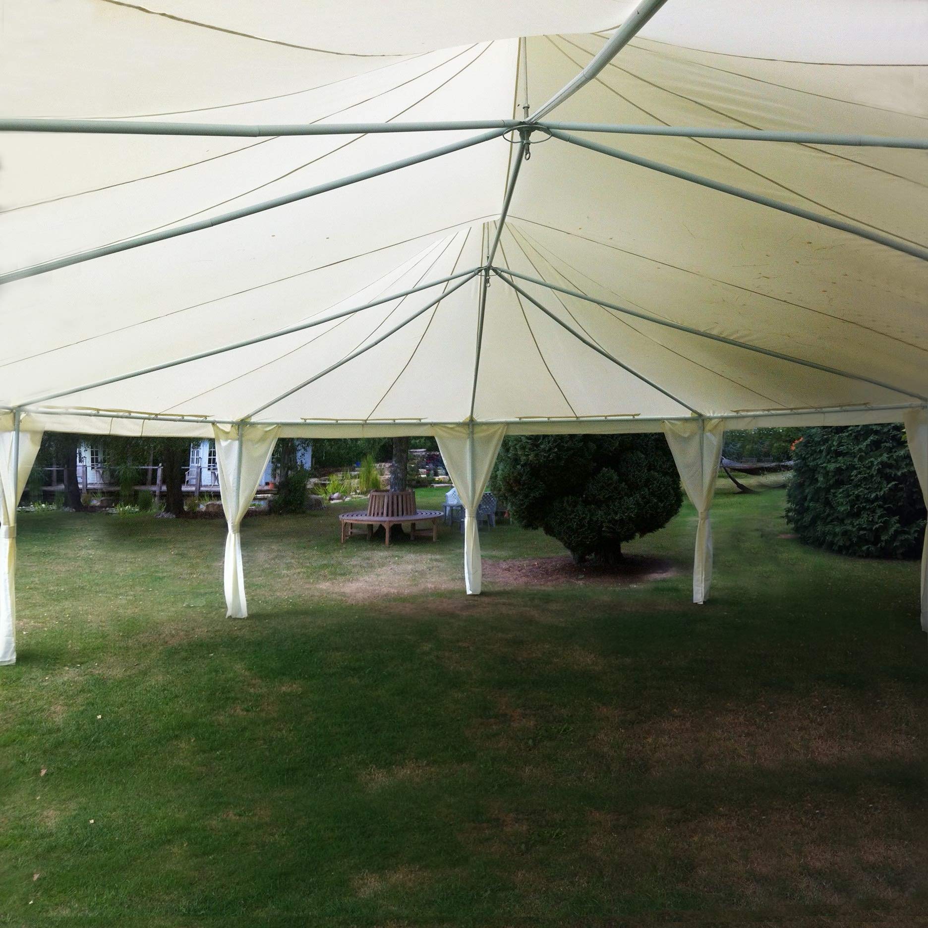 Quictent 29x21ft Party Tent Heavy Duty Wedding Canopy Event Shelter Gazebo Large with Roof Removable Sidewalls Commercial