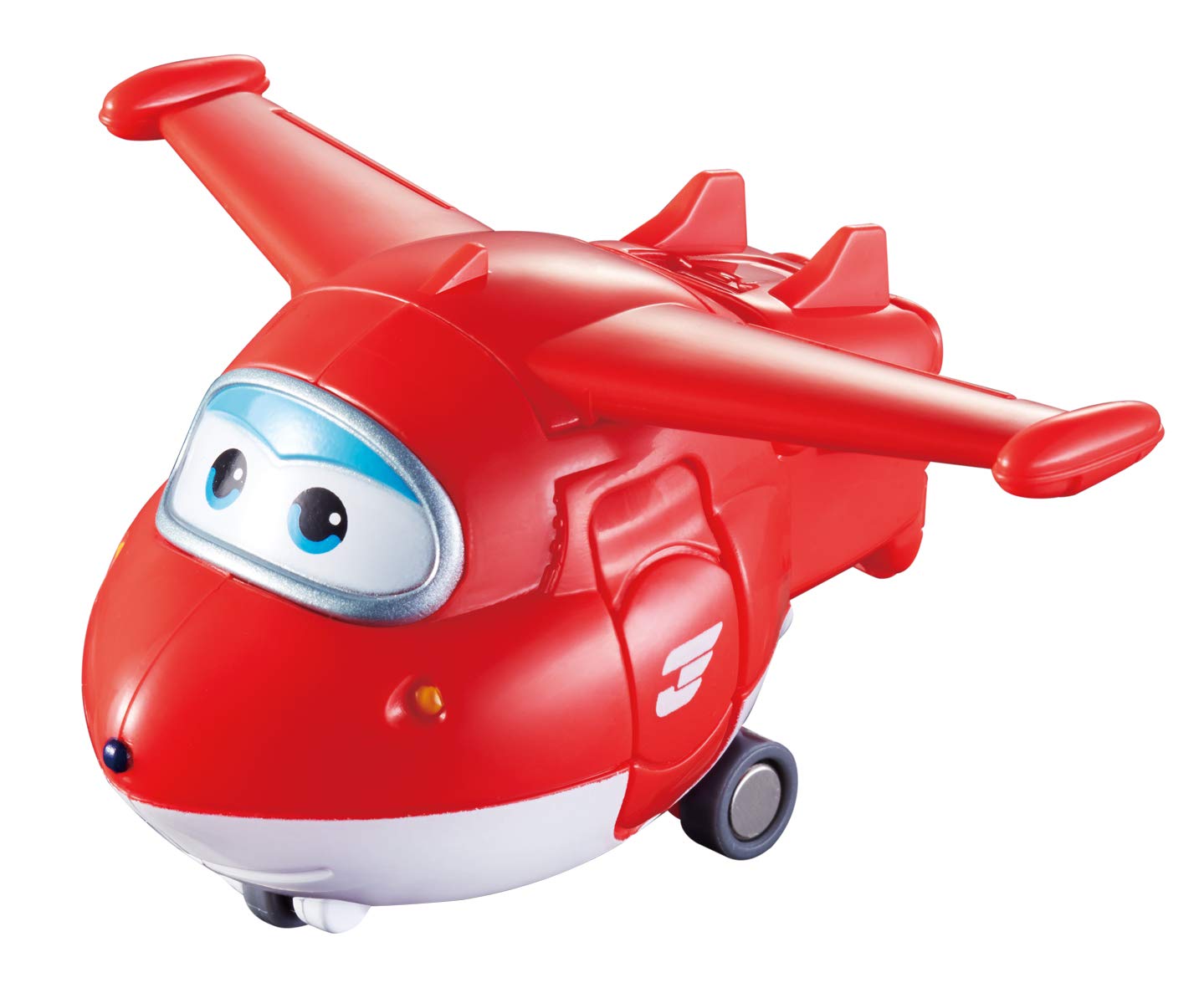Super Wings - Jett's Moon Rover Vehicle | Transform-A-Bot Jett Toy Figure US730842