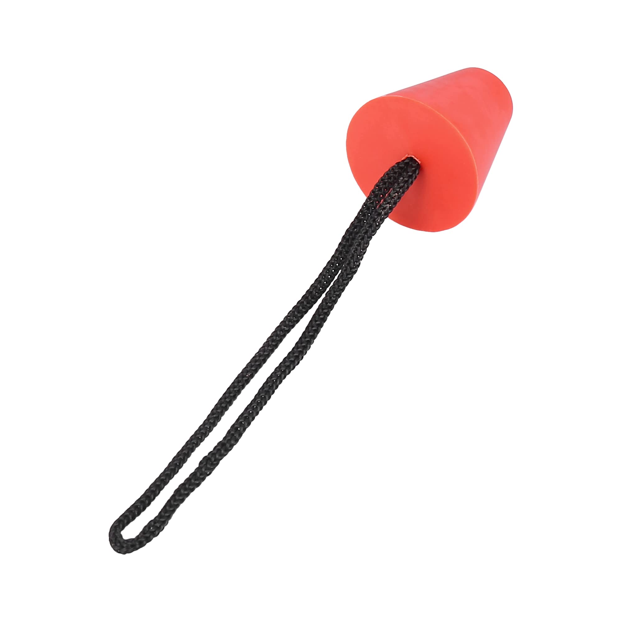X AUTOHAUX 12 Pcs Universal Rubber Kayak Scupper Plug Drain Holes Stopper Bung with Lanyard Red