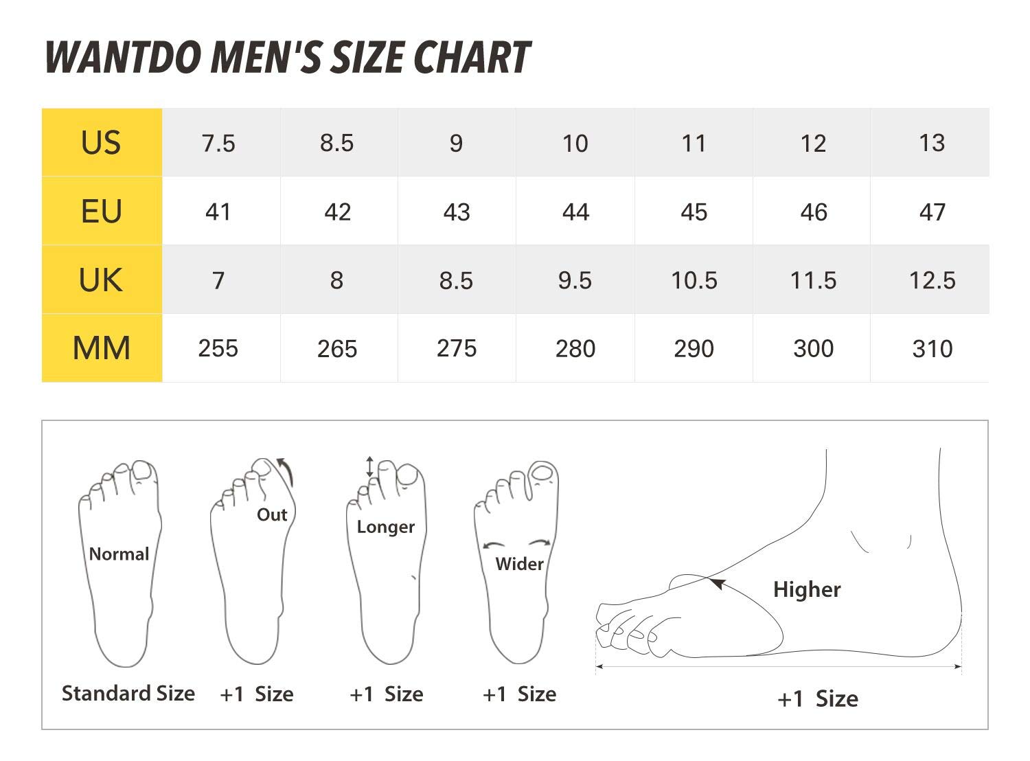 wantdo Men's Waterproof Work Boots Non-Slip Hiking Boots Tactical Combat Boots Trekking Hunting Shoes