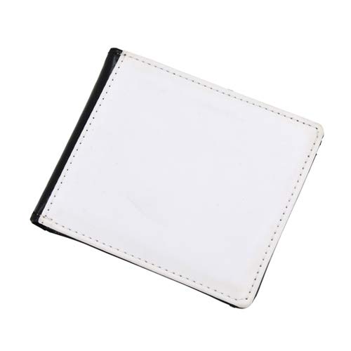 SUBLANK 10pcs/pack Sublimation diy Print wallet heat press Men women blank Wallet Short Skin Nylon & PU Wallets Thermal Transfer Product