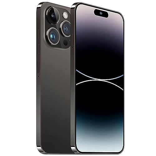 VIQEE A14 Pro Max 5G Unlocked Smartphone - 6GB+256GB Fully Unlocked Cell Phone for Android 13, 6.8" Unlocked Cell Phone, 6800mAh, 48MP+108MP Dual Camera (Black)