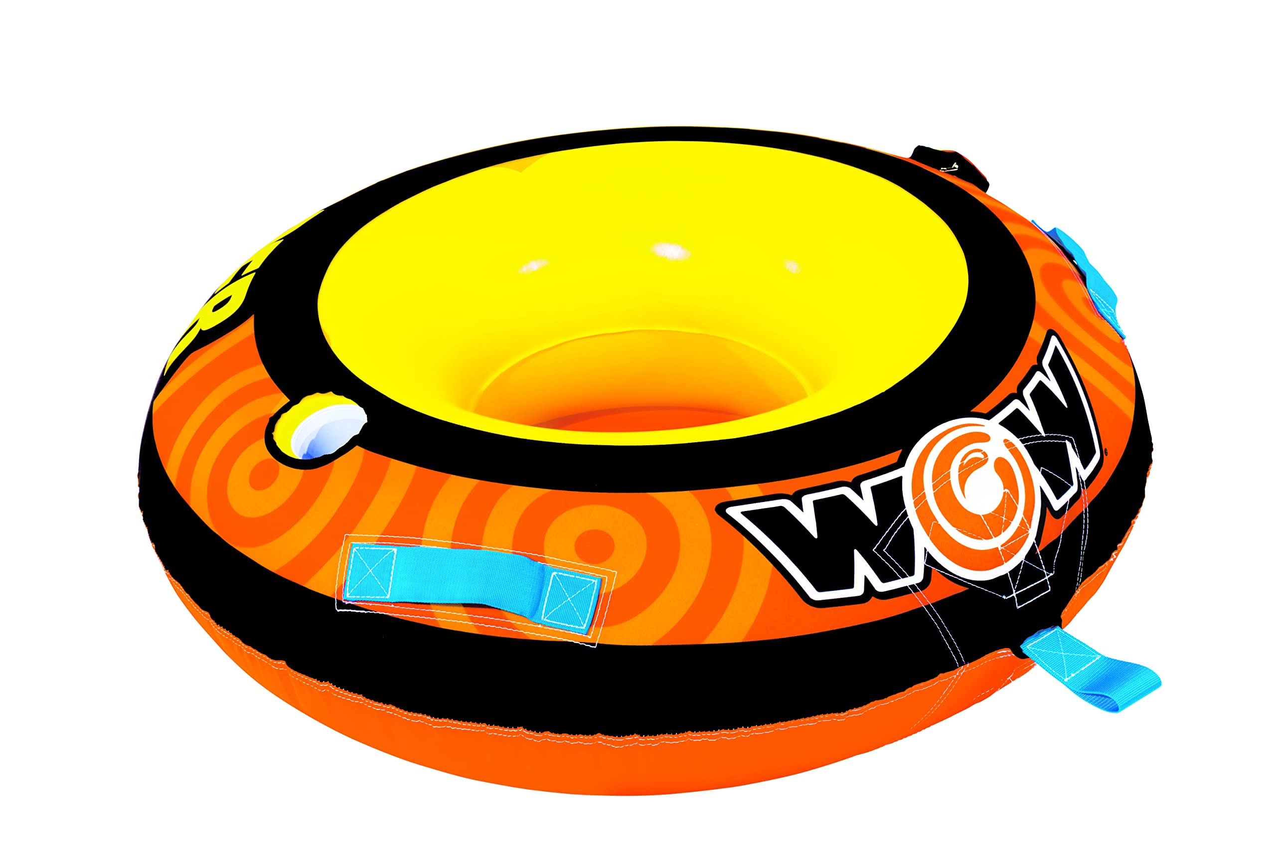 WOW Sports - Lil' Skipper Inflatable Towable Tube - 1 Rider - Perfect For Kids & Adults - Soft Top - Boating Accessory