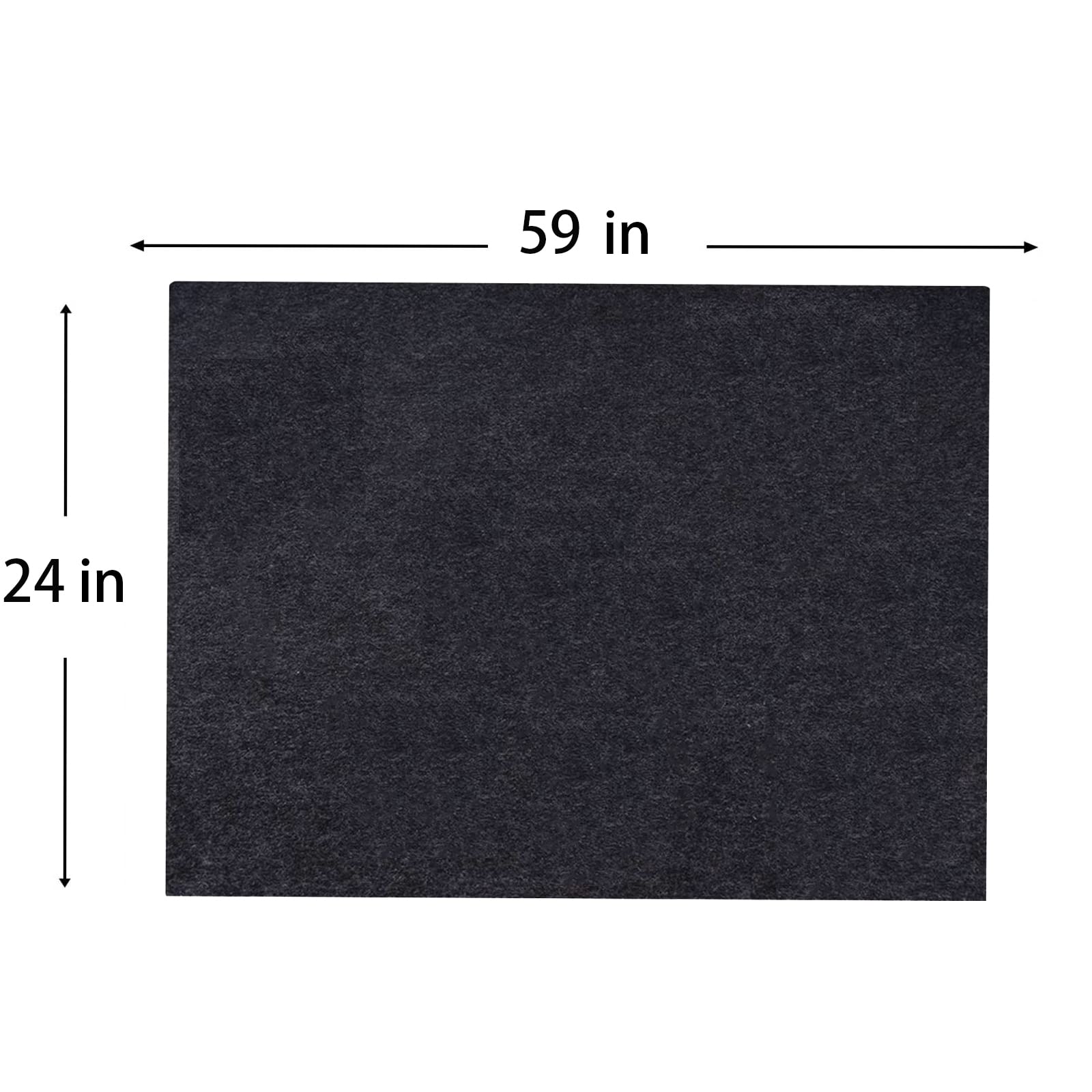Xinpuerda Under Sink Mat Liner,Waterproof Cabinet Protector for Kitchen and Bathroom,Anti Slip, Waterproof, Easy to Cut, Easy to Clean and Quick Dry ((24" x 59"))