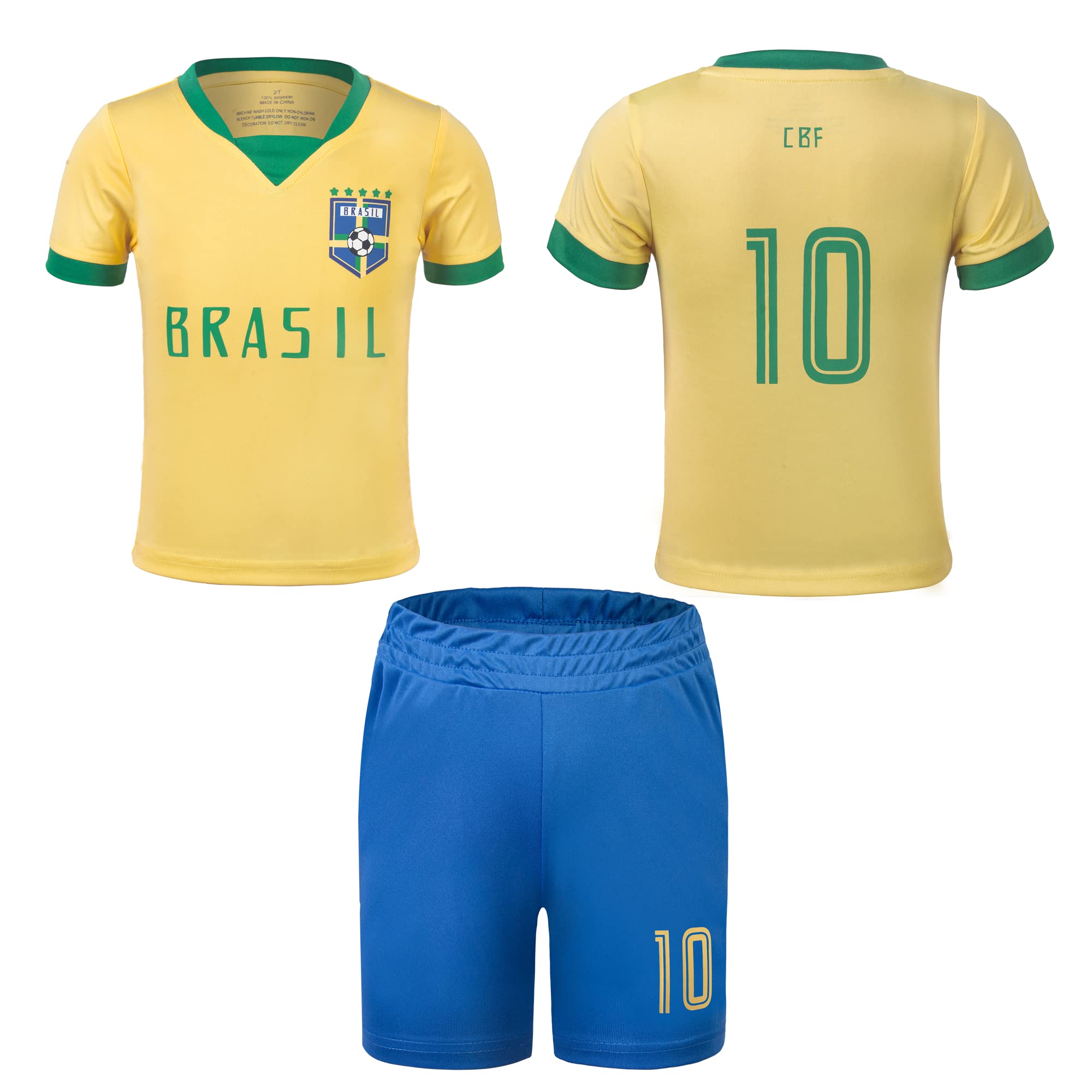 Unique Soccer Jerseys for Toddlers #10 Argentina 2T Soccer Football Outfit for Baby Infant Boys & Girls(AGT,2T)