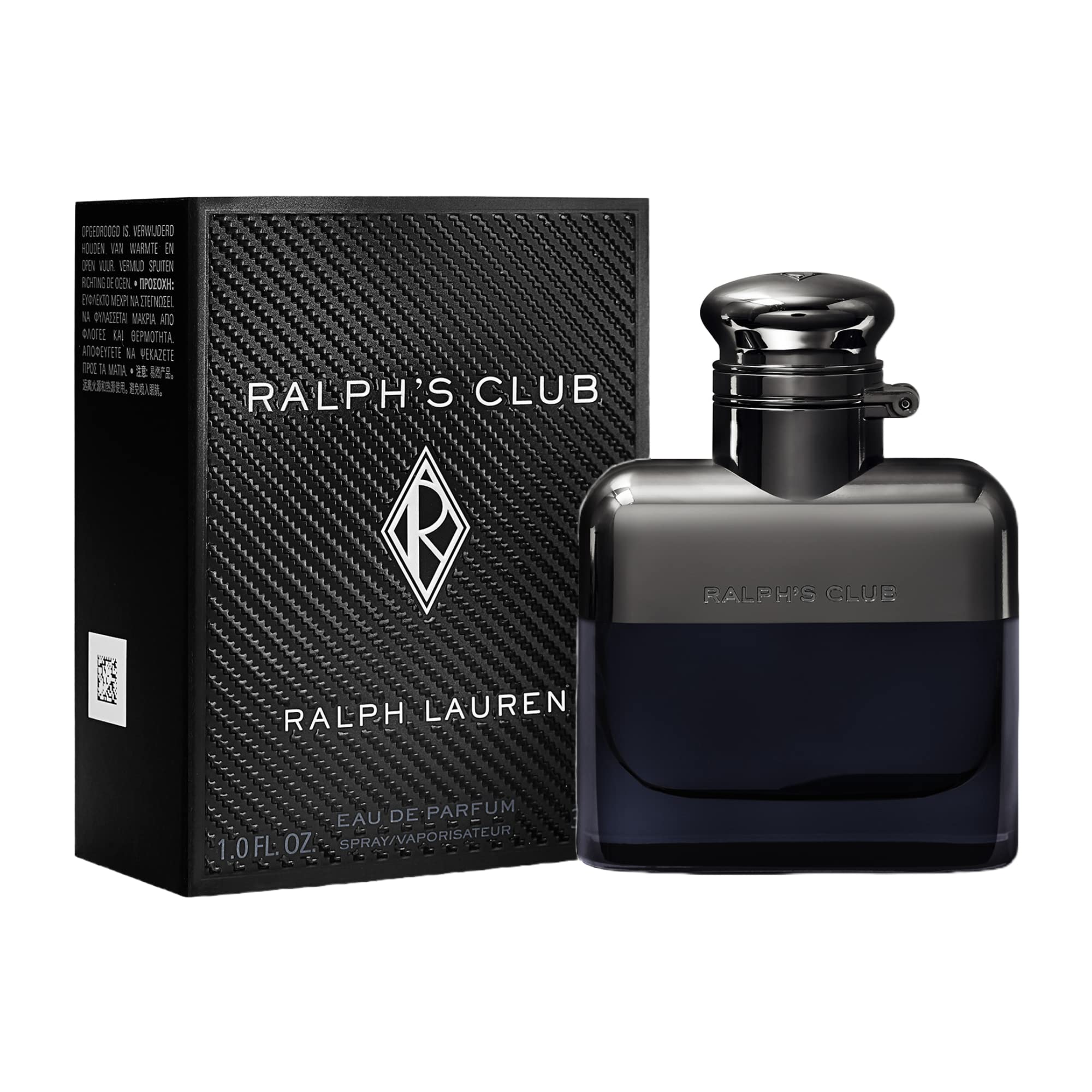Ralph Lauren FRAGRANCES Ralph's Club - Eau de Parfum - Men's Cologne - Woody & Fresh - With Lavandin, Sage, Vetiver, and Cedarwood - Medium Intensity - 1 FL Oz
