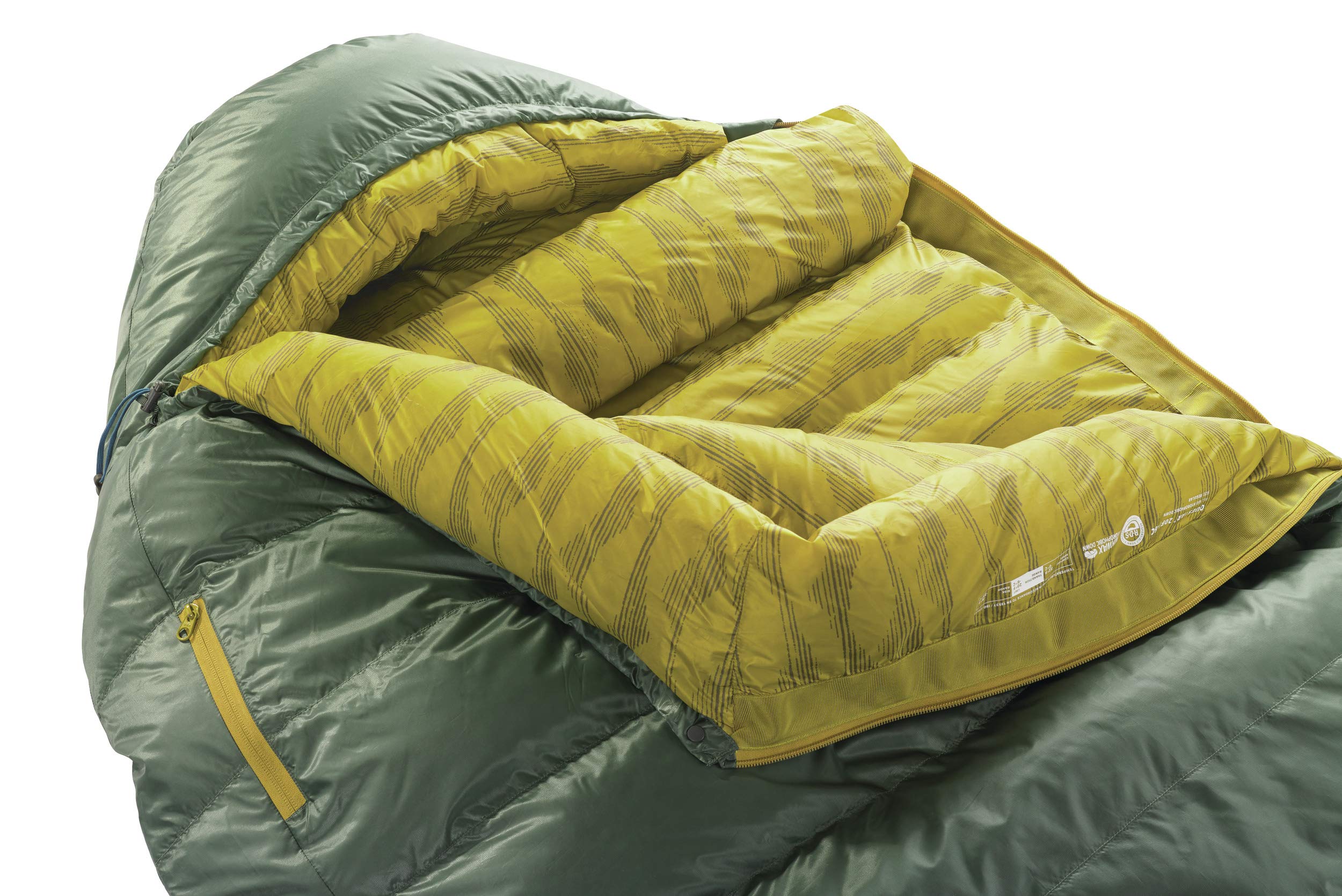 Therm-a-Rest Questar 20F/-6C Lightweight Down Mummy Sleeping Bag, Regular, Balsam