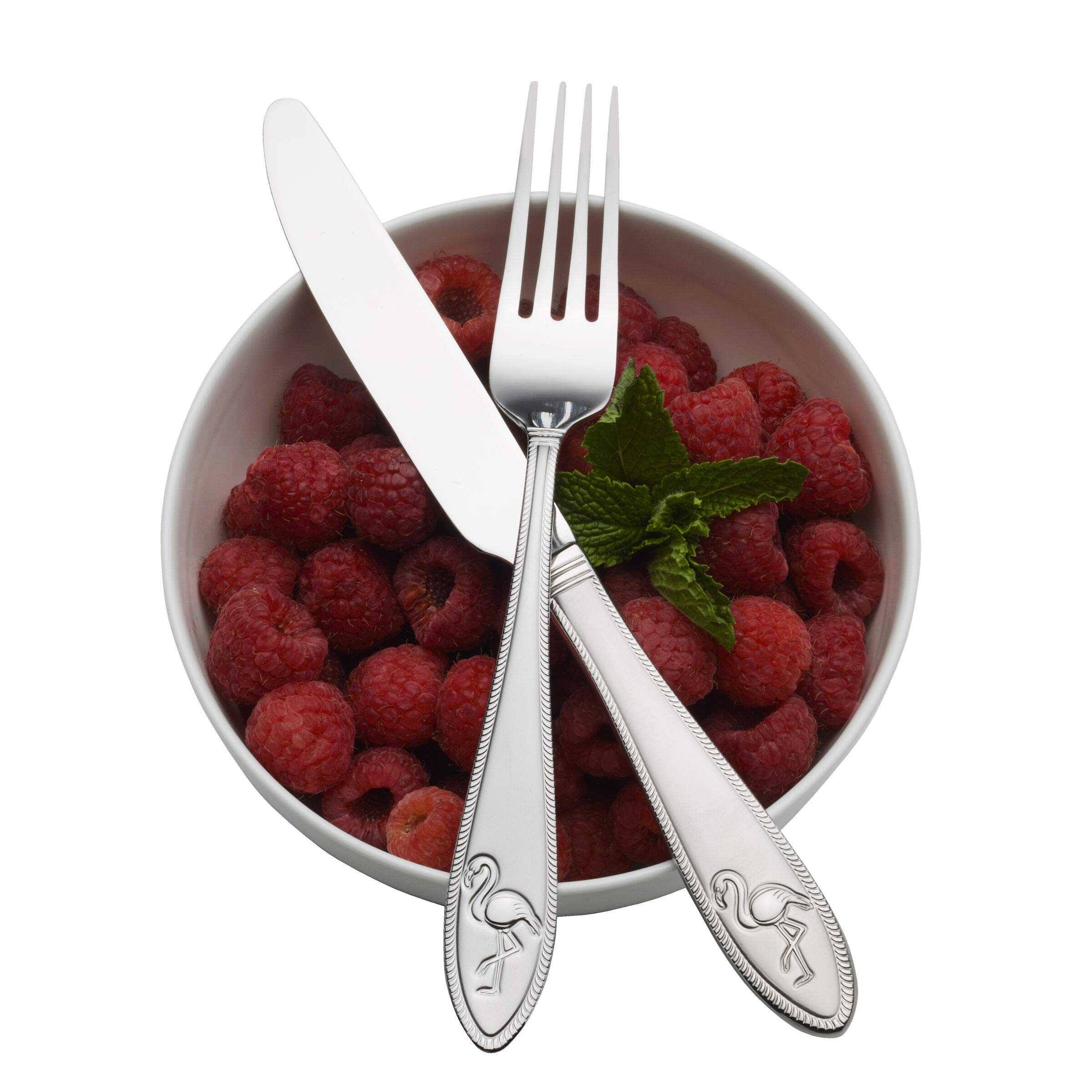 Towle Living Flamingo Flatware Set, 20-Piece, Stainless Steel