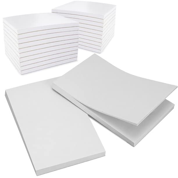 Q-Connect Plain Board Back Memo Pad 160 Pages A4 (10 Pack) KF32007