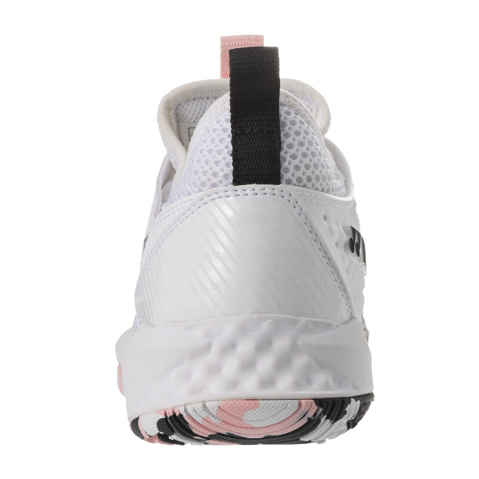 YONEX Women's Power Cushion Fusion Rev 4 Tennis Shoes (White/Pink, us_Footwear_Size_System, Adult, Women, Numeric, Medium, Numeric_9)