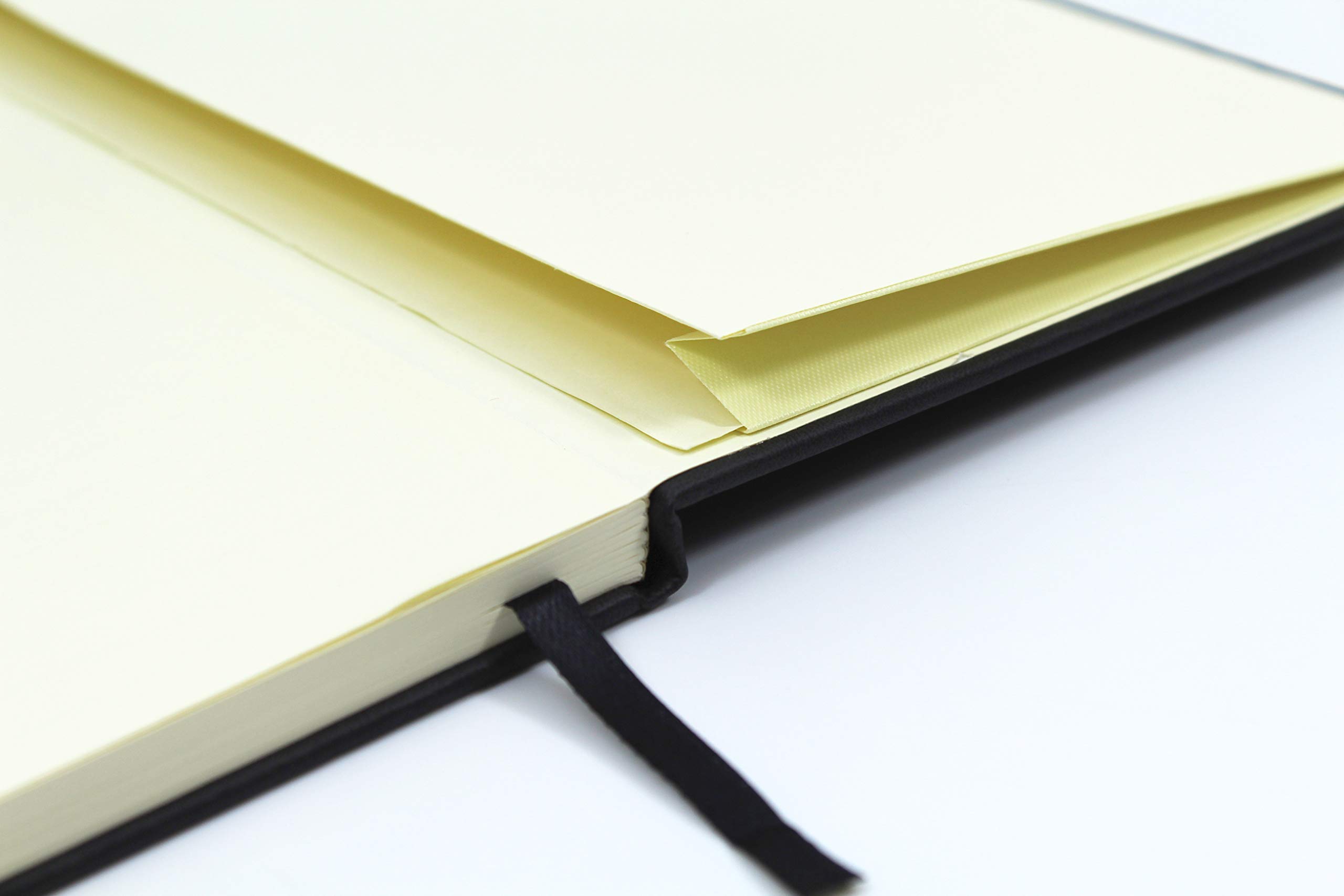 Silvine A5 Executive Soft Feel Notebook Black. 160 Pages (80 Sheets) Ruled with 5mm Squares. Ref 197X (148 x 212mm)