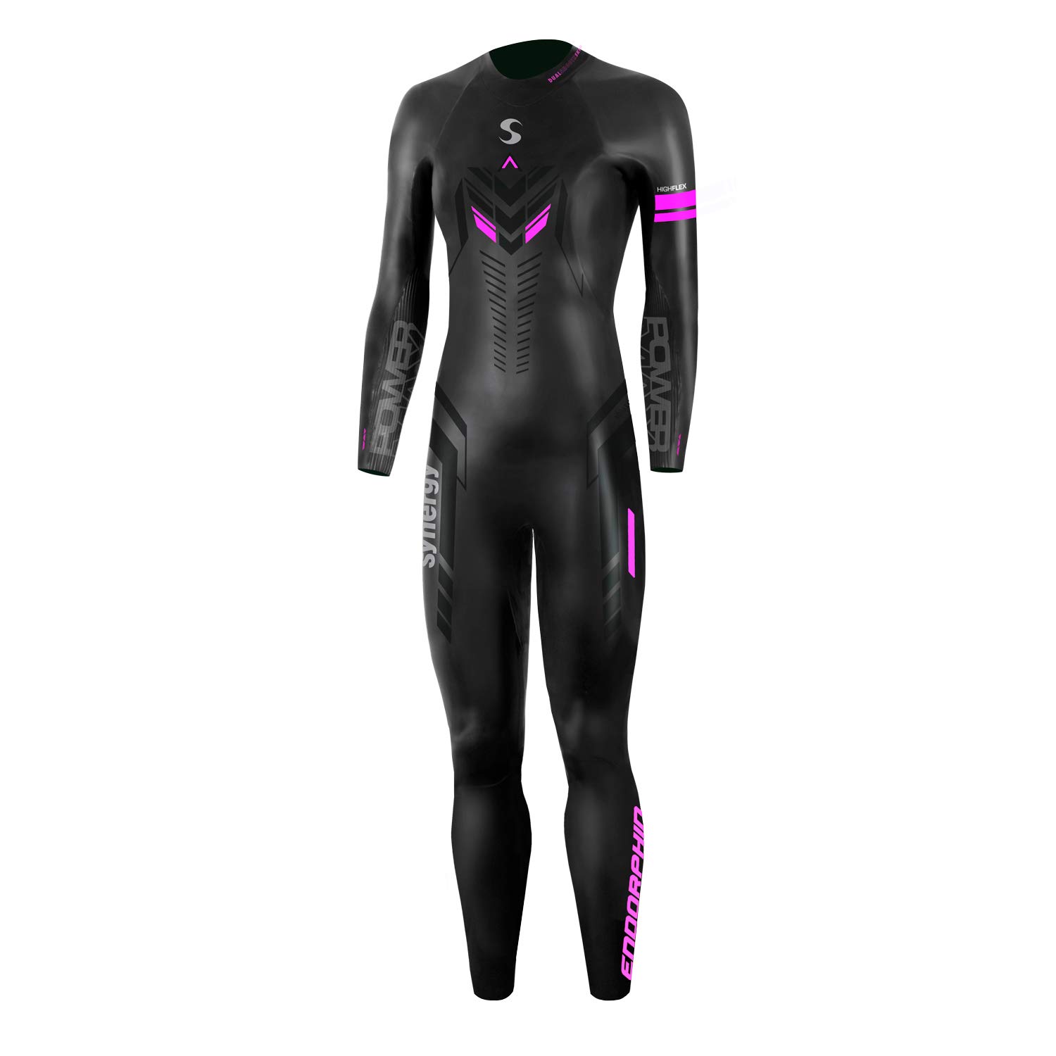 Synergy Triathlon Wetsuit - Women’s Endorphin Full Sleeve (Black/Pink, W2)