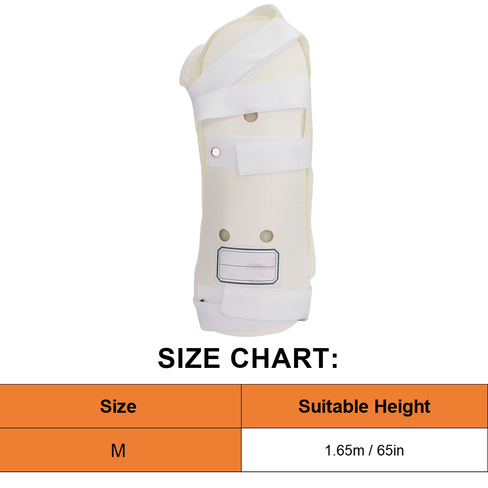 Wrist Splint, Flexible Adjustable Pain Relief Hook and Loop Fastener Wrist Brace for Sports Injuries for Patient for Postoperative Recovery(Left Hand, M)