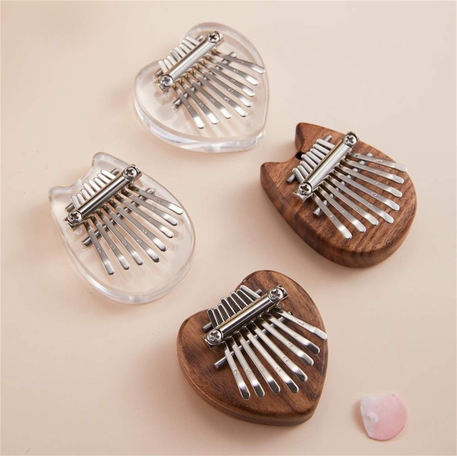 TIANMINJIEDM Thumb Piano 8-Tone Mini Kalimba 8-Tone Crystal Kalimba Finger Piano Kalymba Thumb Piano (Color : B)