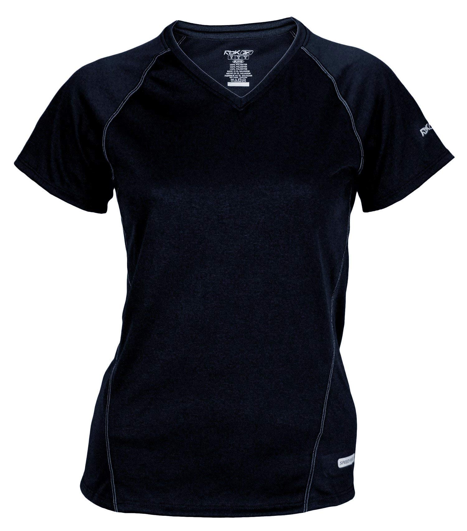 Reebok Speedwick Womens Athletic Fitted Tee (X-Large, Orange)