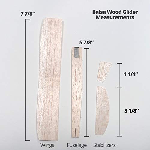 S&S Worldwide Balsa-Wood Top Gun Glider Planes - Pack of 36