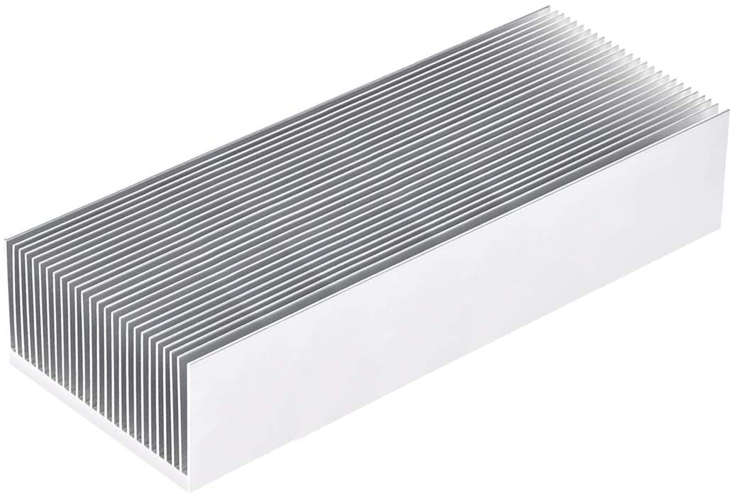 tatoko Aluminum Heat Radiator Heatsink Cooling Fan 150mm(L) x69mm(W) x36mm(H) Silver Tone