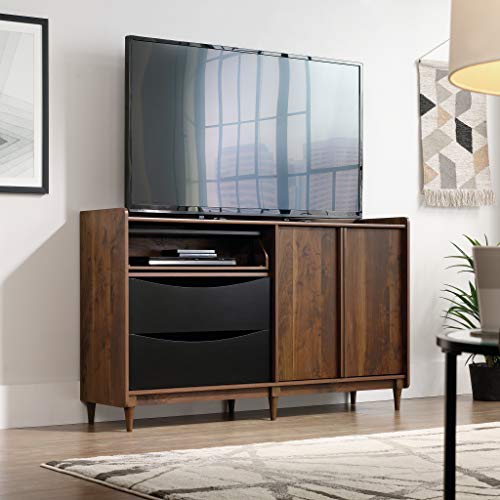 Sauder Harvey Park Entertainment Credenza, For TV's up to 55", Grand Walnut finish