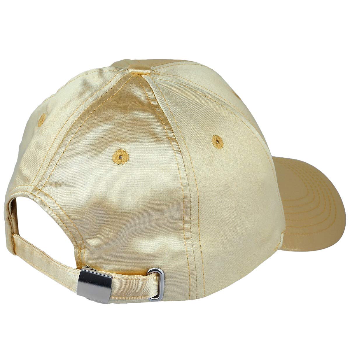 Samtree Men Women Baseball Cap, Classic Adjustable Plain Dad Hat Sun Protection Hat (Gold)
