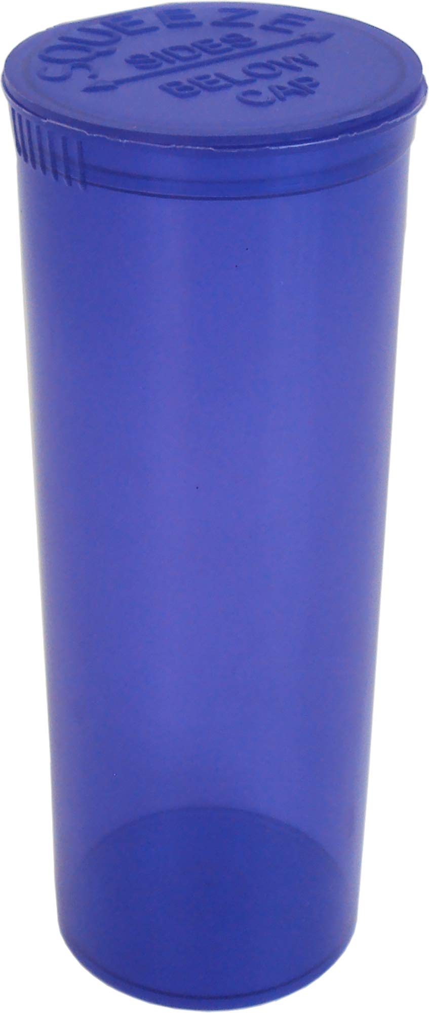 Transparent Purple Pop Top Bottles - 60 Dram - 7.5 Fl. Oz. - #PT60TP - Set of 10