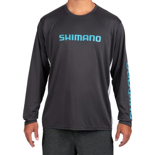 Shimano Inc. SHM LS TECH TEE Carbon XL
