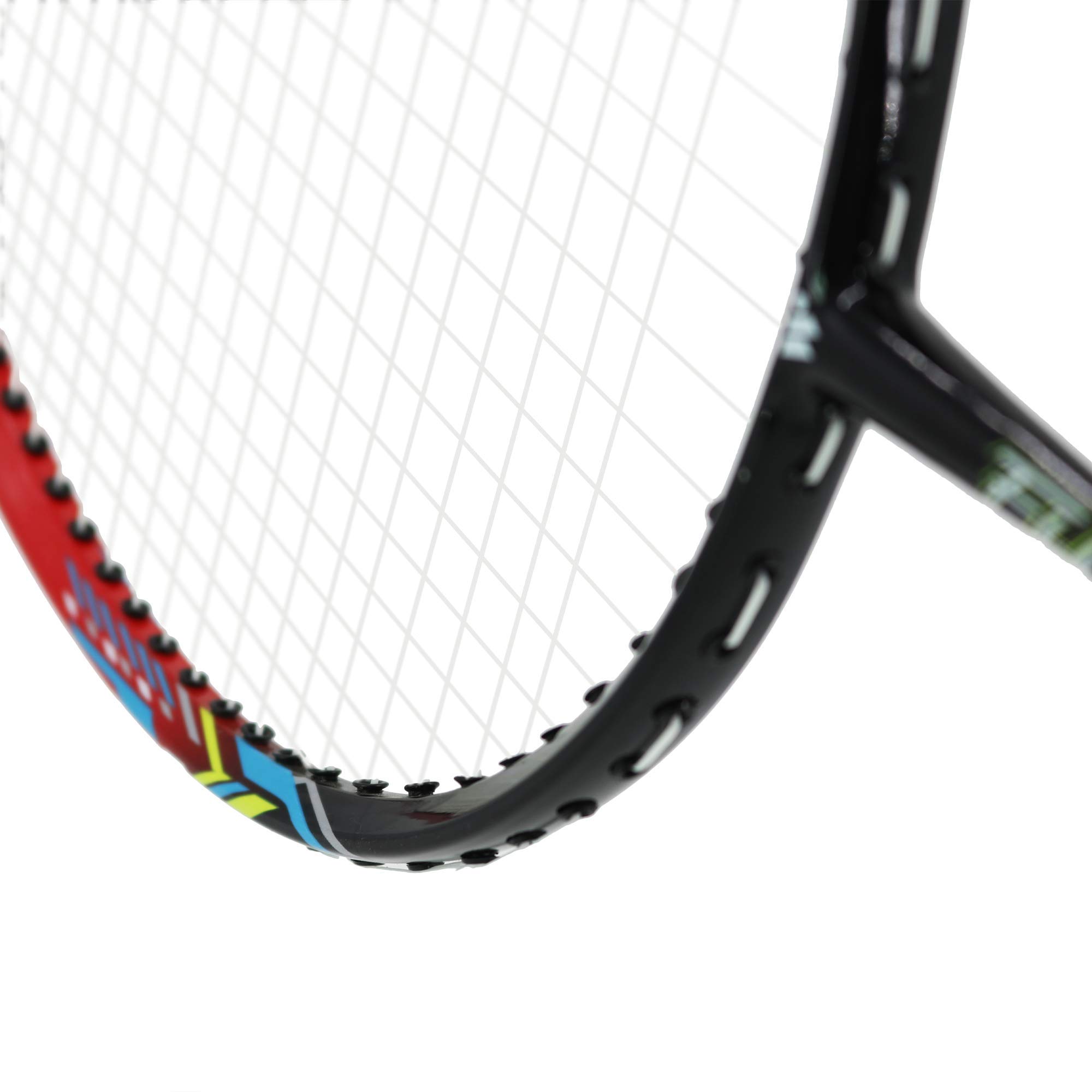 WISH FusionTec 917 β Badminton Racket and Case β Includes 1 Badminton Racket and 1 Badminton Bag β Excellent Badminton Grip β Great for Competitive Badminton Games, Red