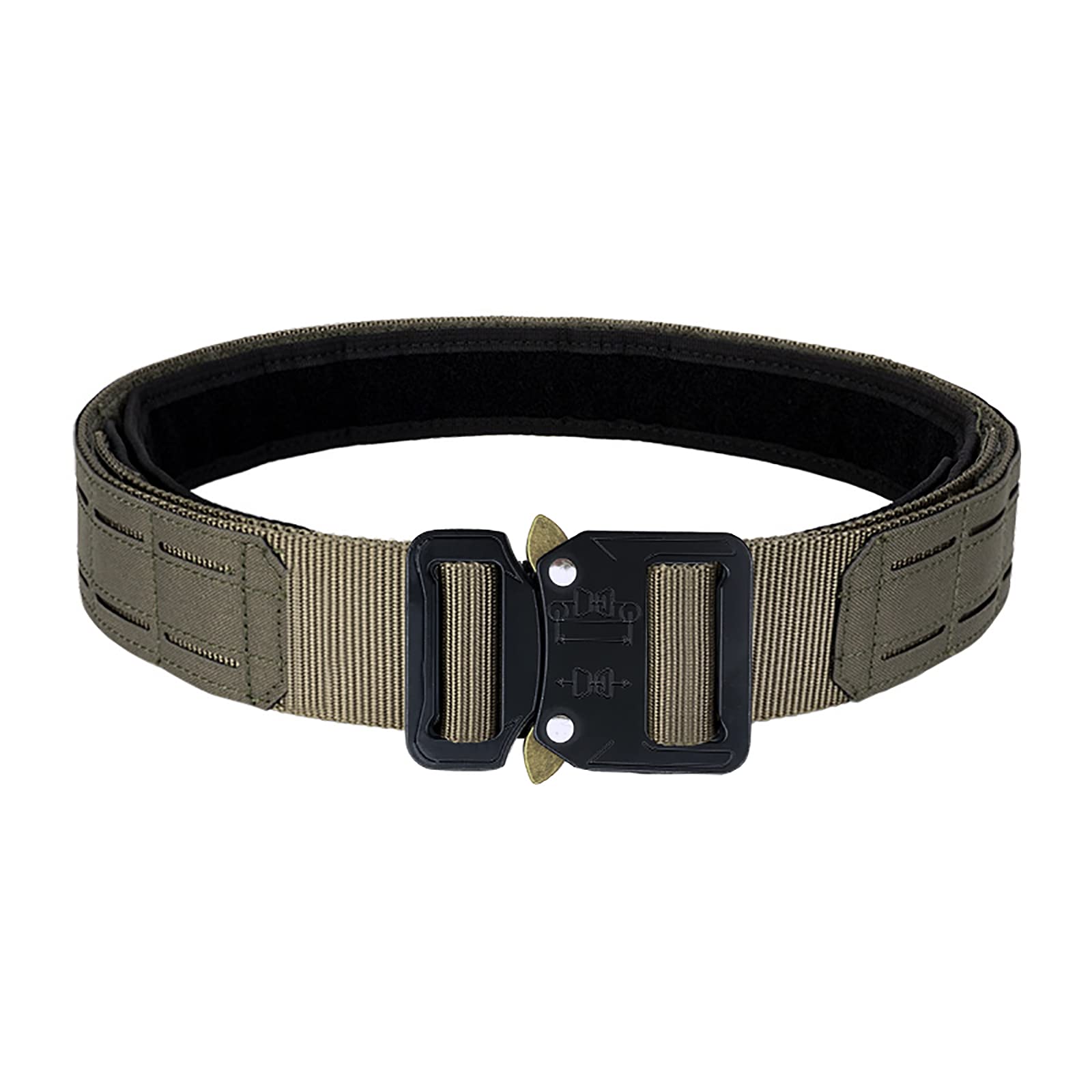 TXZWJZ Metal Buckle Dual Adjustable Tactical Belt Buckle,1.5inch(38mm) Heavy Duty Belt Buckle
