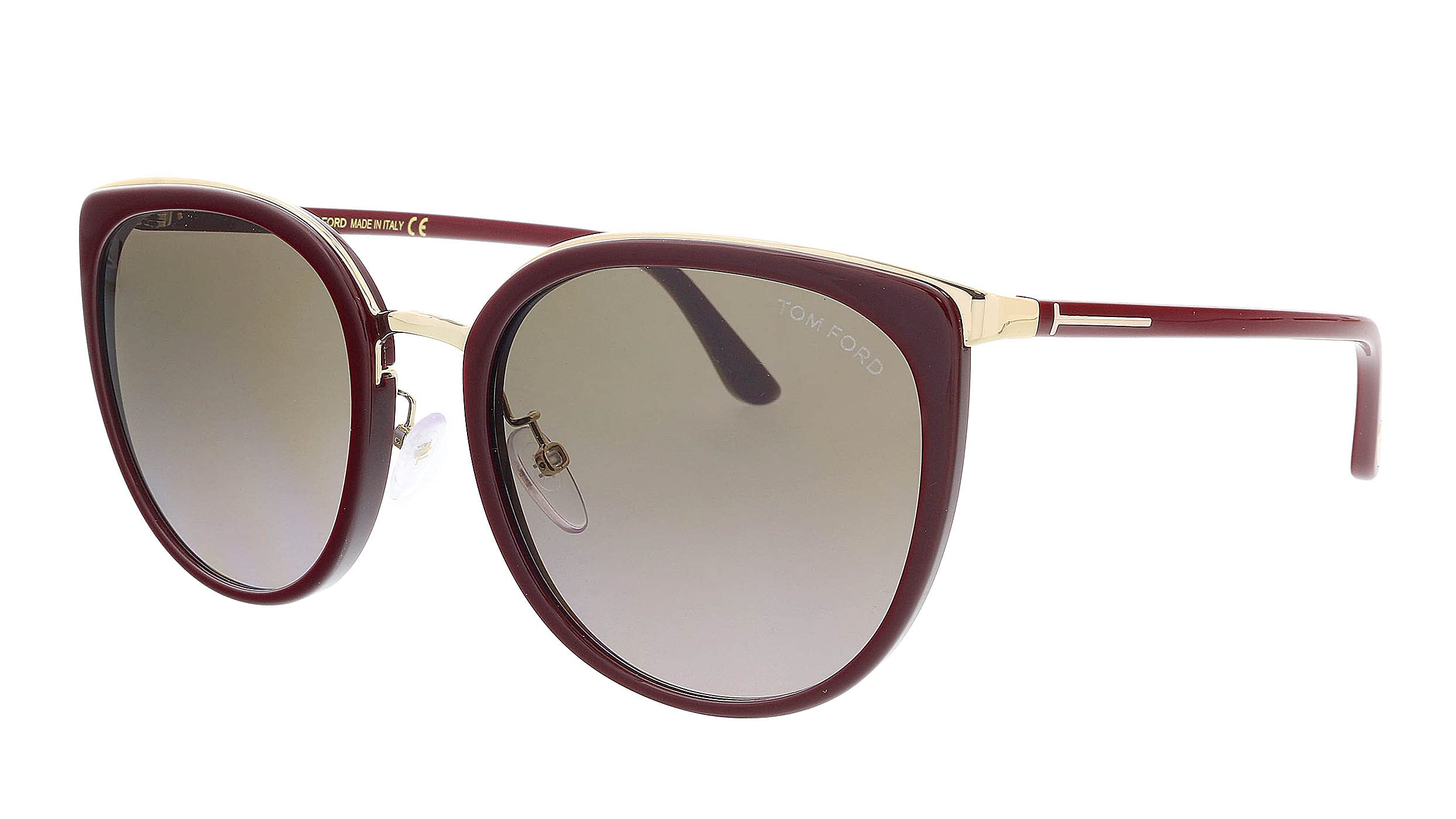 Tom Ford Grey Gradient Ladies Sunglasses FT0640-K 69K 58