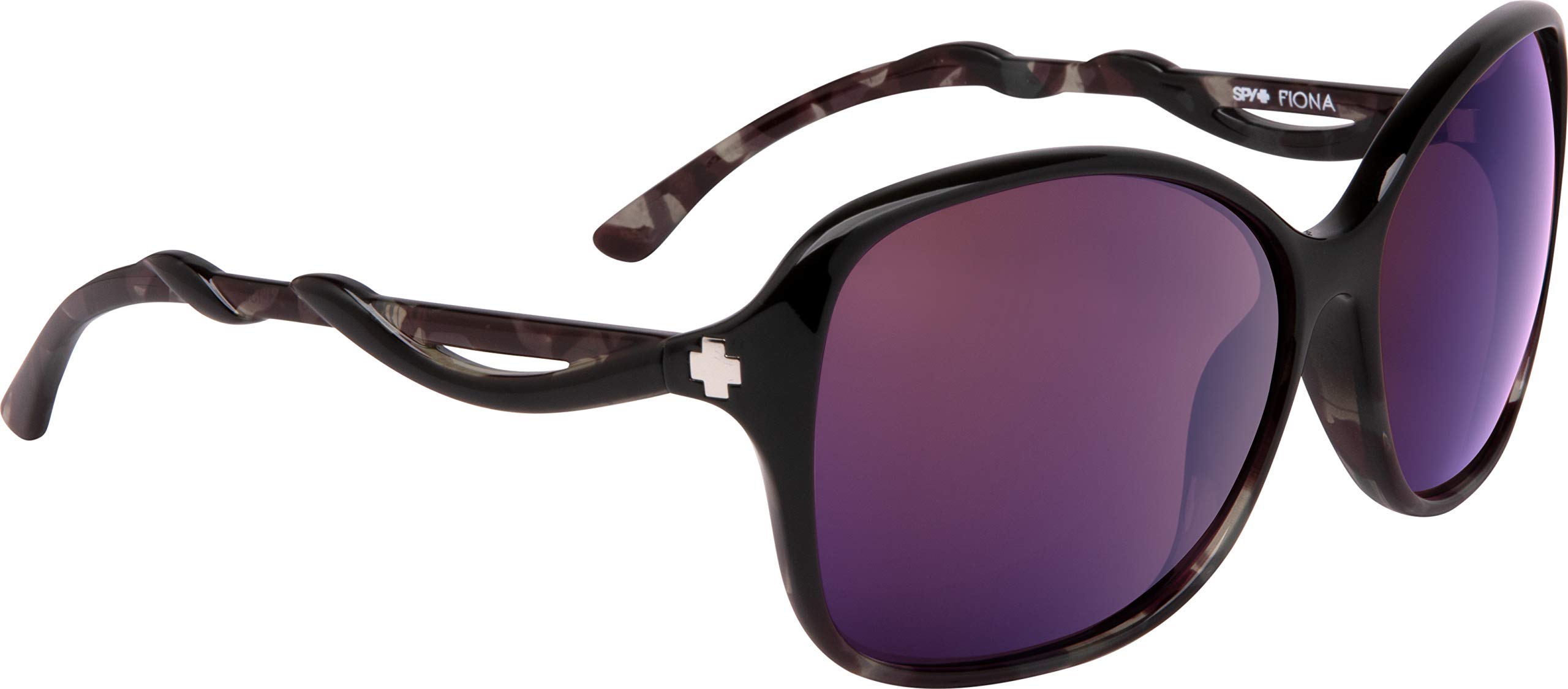 SPY Optic Fiona Black/Smoke Tort/Happy Rose/Midnight Spectra Mirror One Size