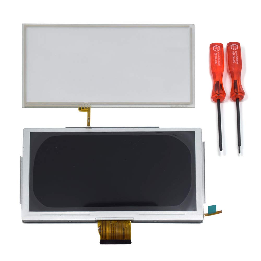 TOMSIN Replacement LCD Display & Touch Screen Glass Digitizer Repair Part for Wii U GamePad