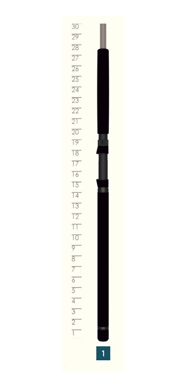 St. Croix Rods Mojo Musky Trolling Rod, Grey Haze, 7'0"