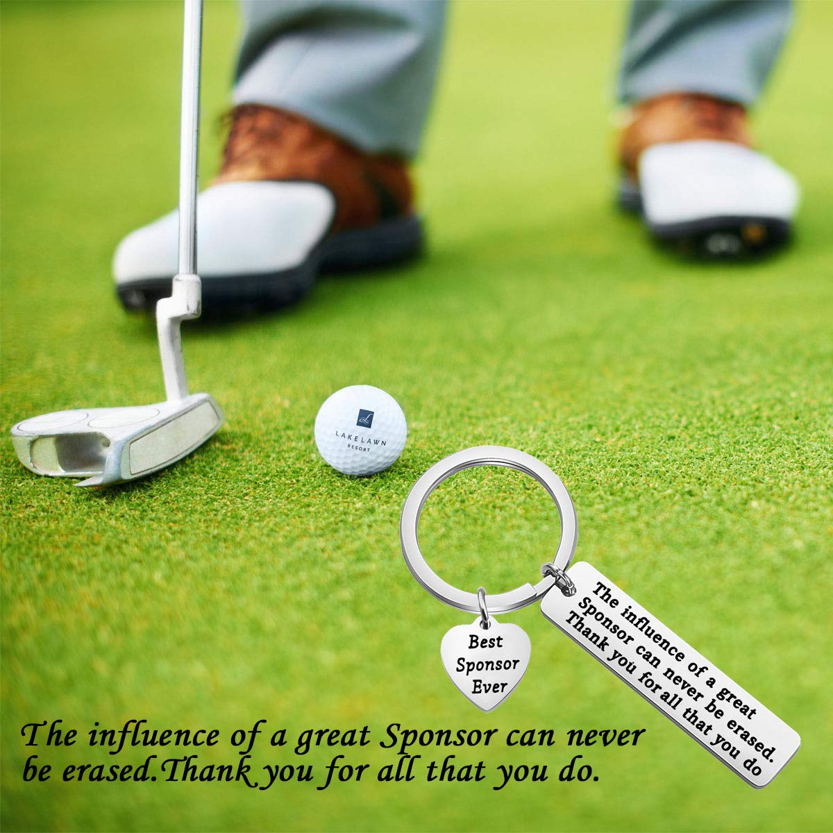 Sponsor Gift The Influence of A Great Sponsor Can Never Be Erased Keychain Thank You Gift AA,NA Sponsor Gift (Sponsor Keychain)