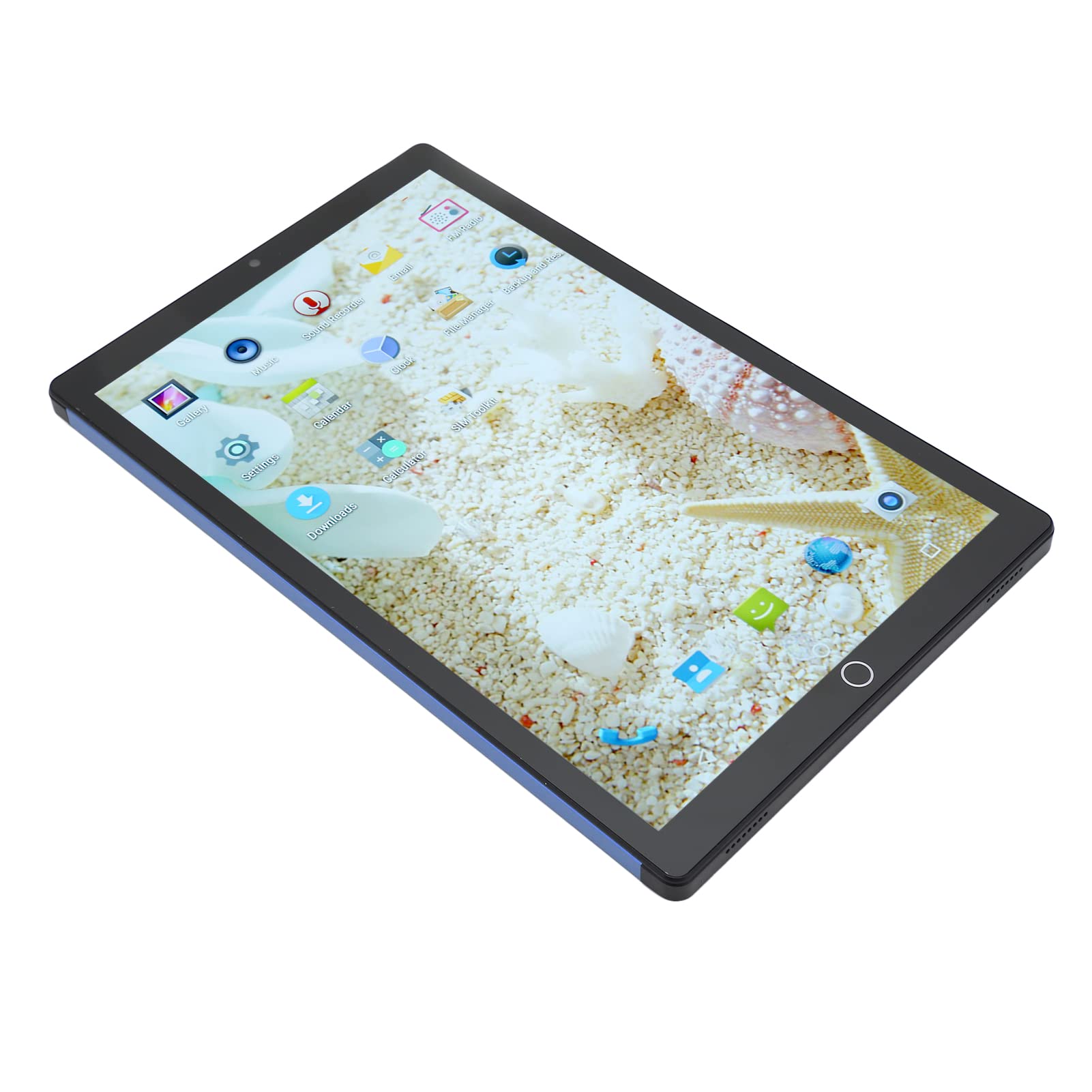 Tablet PC, 10.1in Tablet Type C Rechargeable 1920x1080 128GB ROM 6GB RAM Blue for Entertainment (US Plug)