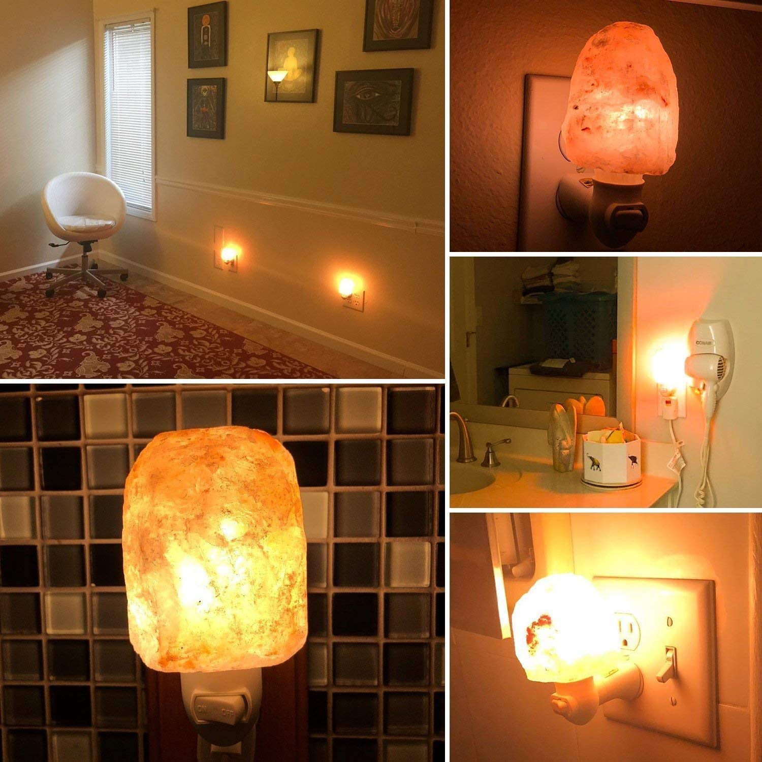 WokHok 7 Watt Night Light Bulb and Salt Lamps Replacement Bulbs,C7/7 Watt/120 V/45 Lumen,E12 Candelabra Base Clear Glass Incandescent Bulbs,12 Pack