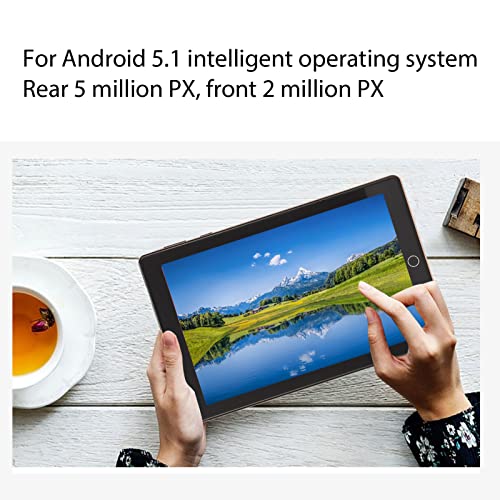 Tablet PC, 100‑240V 8in 1280x800 Tablet PC for Android5.1 2GB RAM 32GB ROM for Home (US Plug)