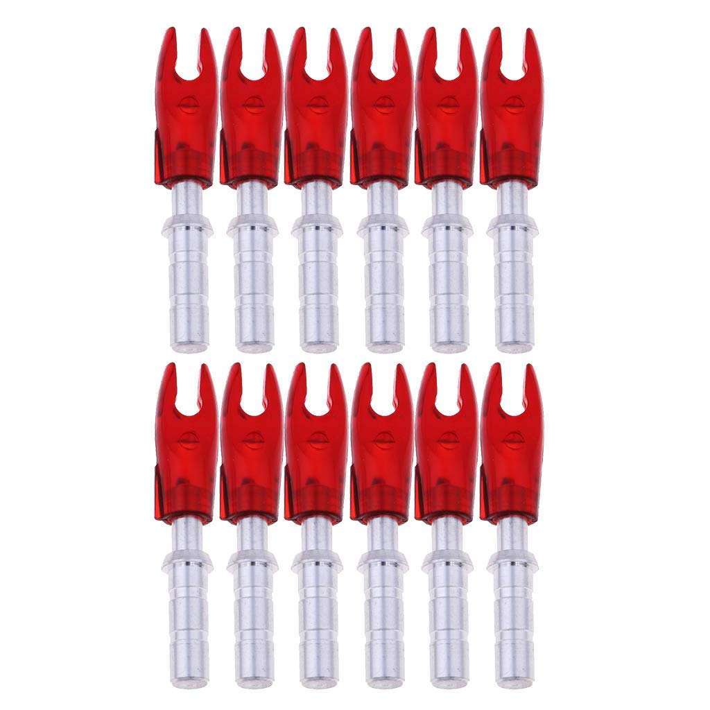 TOOYFUL 12pcs Colorful Plastic Precision Notches for Pin 4.2mm, Red